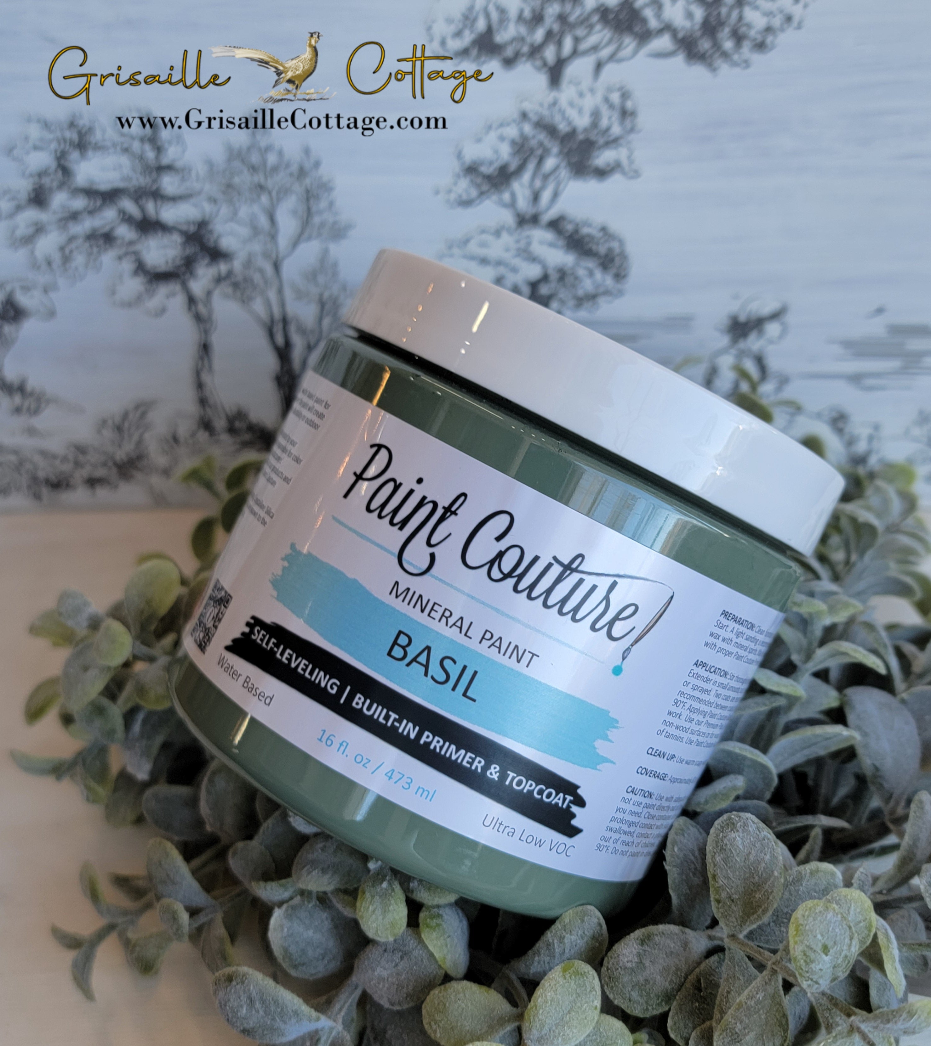 Basil - Paint Couture Acrylic Mineral Paint – Grisaille Cottage