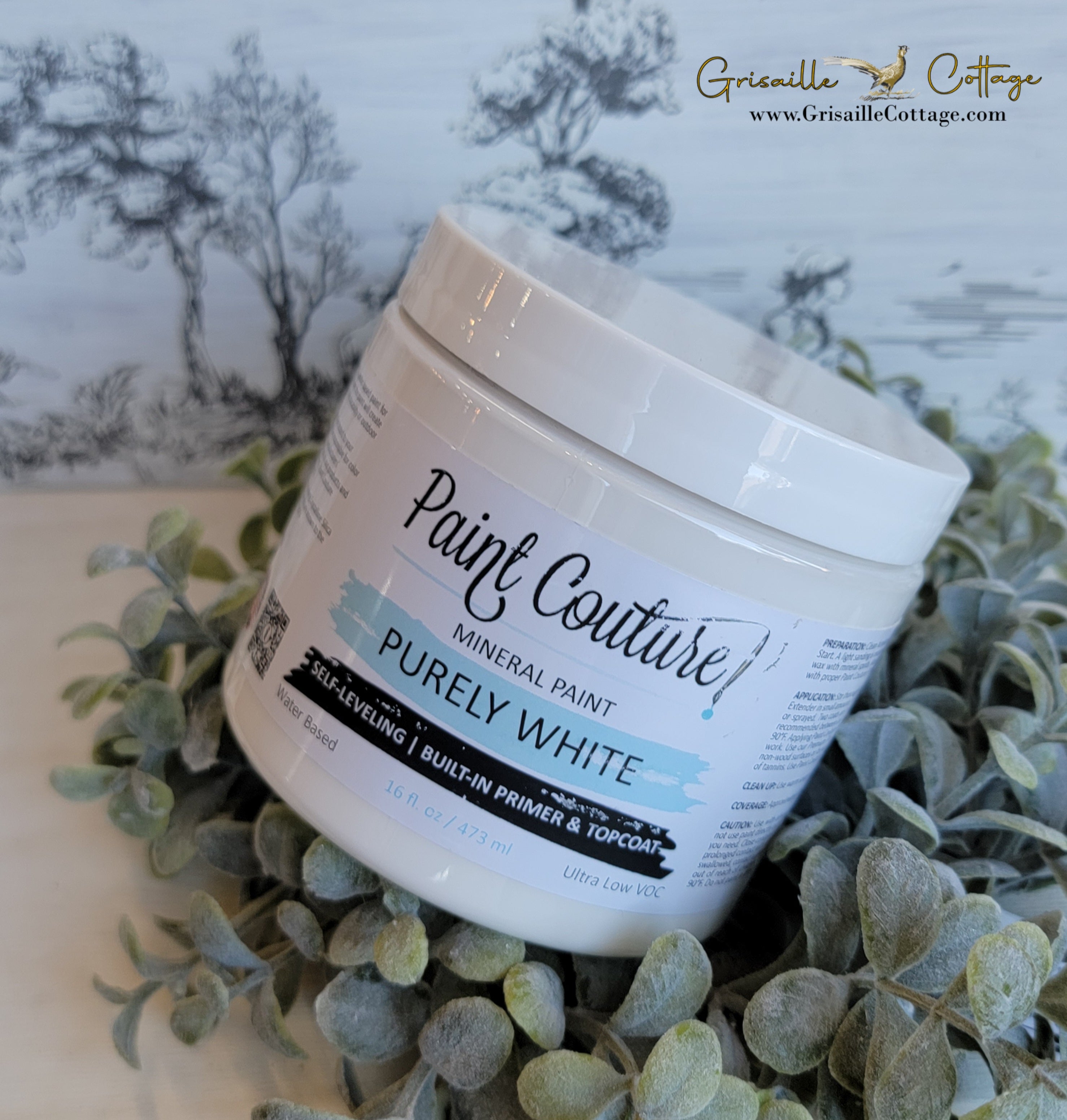 Purely White - Paint Couture Acrylic Mineral Paint – Grisaille Cottage