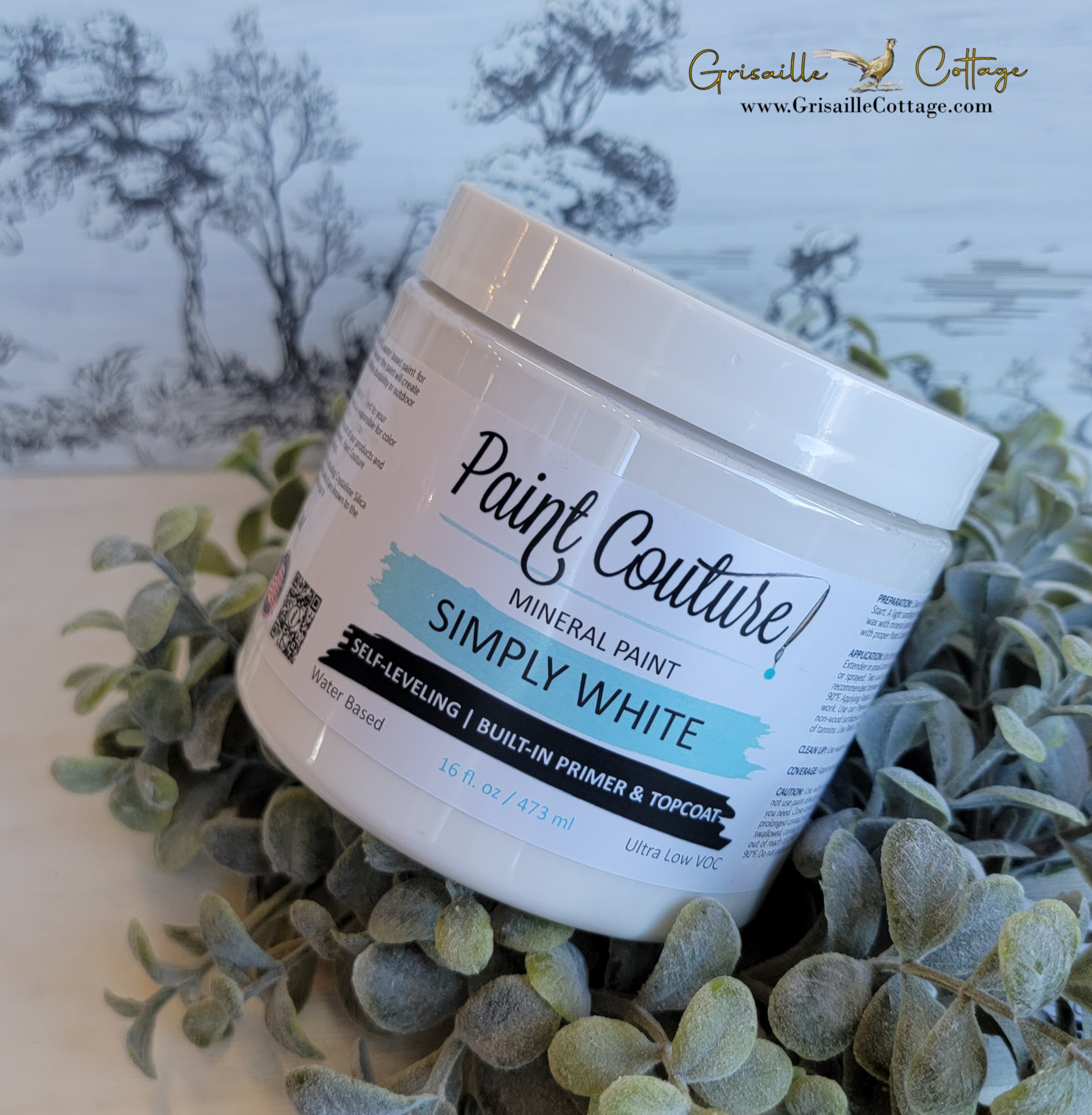 Simply White - Paint Couture Acrylic Mineral Paint – Grisaille Cottage